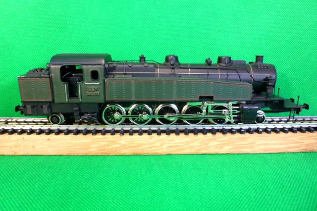 LOCOMOTIVE VAPEUR HO La Maison des Trains 151 TA Est 3 rails 20 v. CC ...