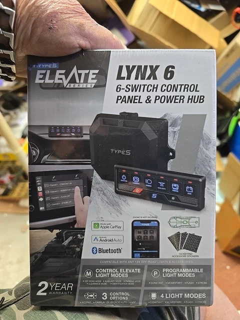 TYPES ELEVATE SERIES LYNX 6 - 6Switch Control Panel & Power Hub ...