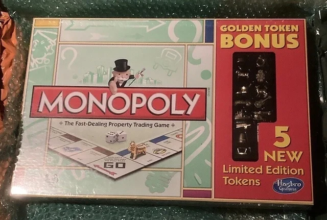 RARE LIMITED EDITION Golden Token monopoly board game £25.00 - PicClick UK