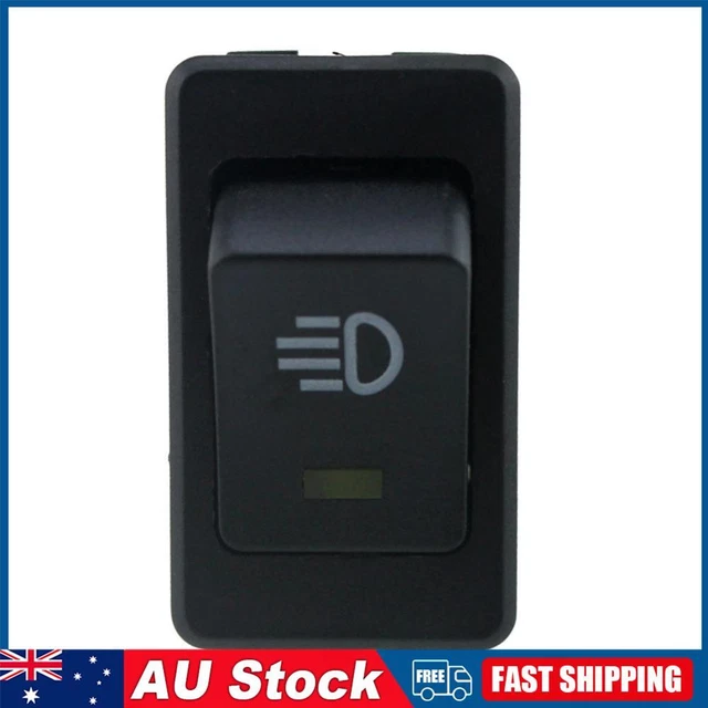 12V 35A 4 Pin Fog Light Rocker Switch with LED for Car Truck Dash ...