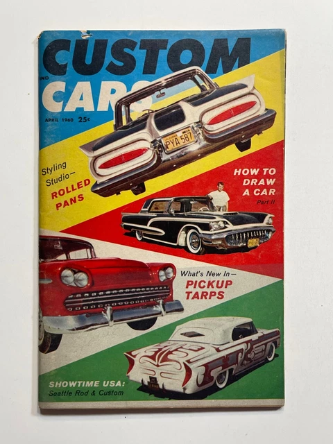 VINTAGE CUSTOM CARS Magazine (April 1960) *Auto Enthusiast's Magazine ...