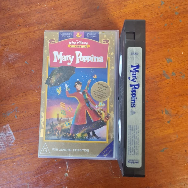 MARY POPPINS VHS $5.00 - PicClick AU