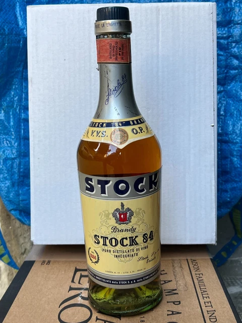 BRANDY STOCK 84 bottiglia vintage numerata produzione italiana anni 70 EUR 29,00 - PicClick IT