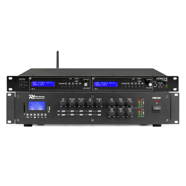 MULTI ZONE MATRIX Mixer Amplifier with Professional Dual Bluetooth ...