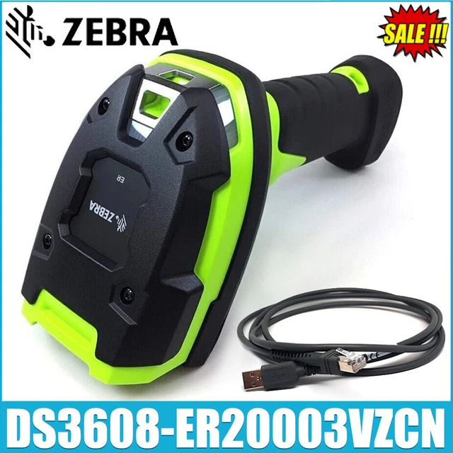 ZEBRA DS3608-ER20003VZCN ULTRA-RUGGED Handheld 2D Barcode Scanner With ...