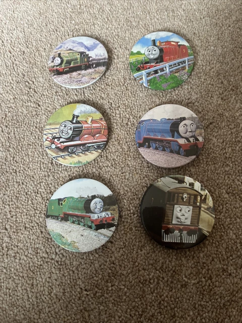 THOMAS THE TANK Engine Vintage Pin Badges Set Of 6 £5.00 - PicClick UK