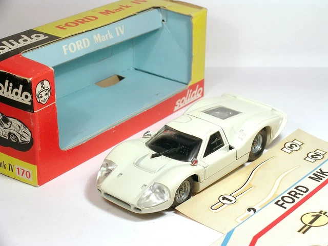FORD GT40 MARK IV (MK IV) 1967 white / blanc - Solido 1:43 (N° 170) EUR ...
