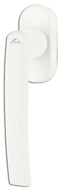 ROTO FENSTERGRIFF ROTOLINE Secustik RAL 9016 weiß Grundplatte weiß ...