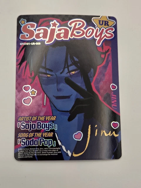2026 KAYOU KPOP Demon Hunters Collectible Trading Card #UR-009 - Saja ...