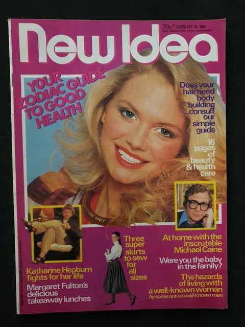 NEW IDEA - Vintage Australian Magazine February 25,1984 KATHARINE HEPBURN $11.89 - PicClick AU