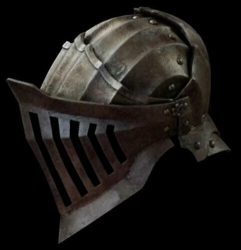 MEDIEVAL LARP ARMOR Dark souls inspired helmet Alva Knight Helmet ...
