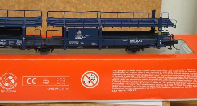ROCO H0 - SBB-CFF Doppelstock Waggon - GOTH Transports - Orig ...