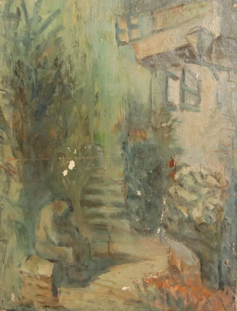 TABLEAU ANCIEN HUILE impressionniste paysage EUR 212,64 - PicClick FR