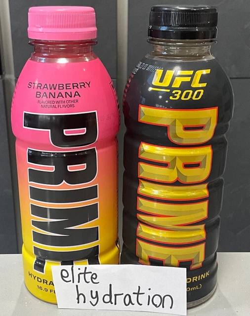 Prime Hydration Ufc 300 And Prime Hydration Strawberry Banana In Hand Usa Import £3299 Picclick Uk