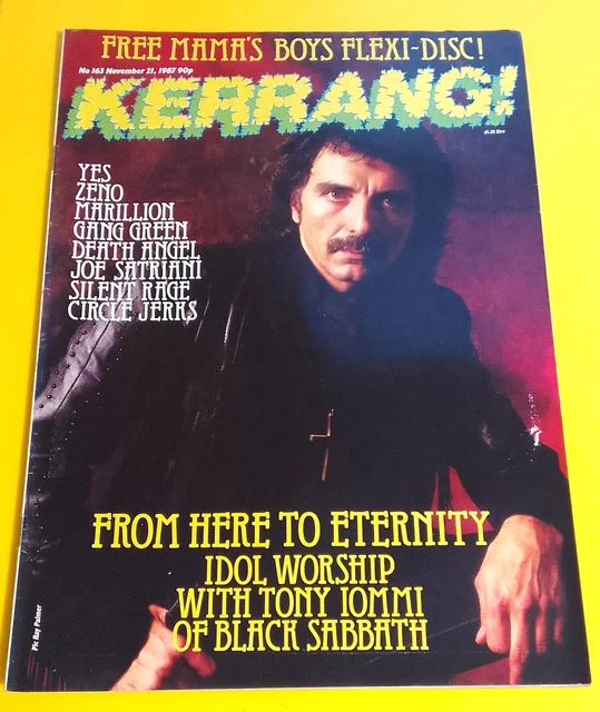 KERRANG! 163 November 21 1987 - Black Sabbath, Yes, Zeno, Marillion ...