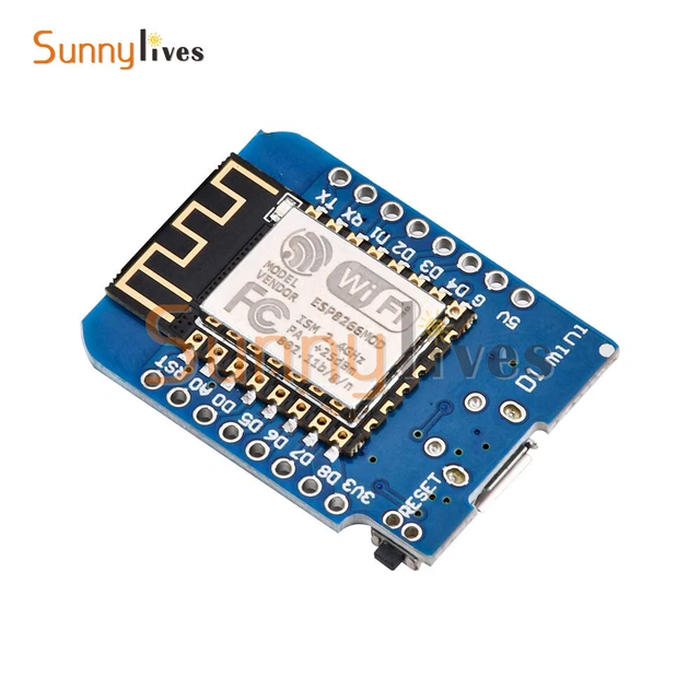 WEMOS D1 MINI ESP8266 ESP-12F WIFI Development Board CH340G TYPE-C ...