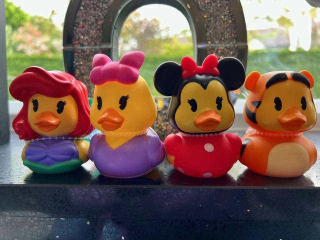 DISNEY DUCKALOOZ RUBBER Ducks - Minnie Mouse, Tigger, Ariel, Daisy Duck ...