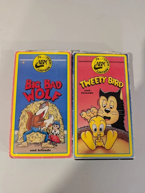 TWEETY BIRD AND Friends - Cassette Tape VHS ABM Cartoon Series Big Bad ...