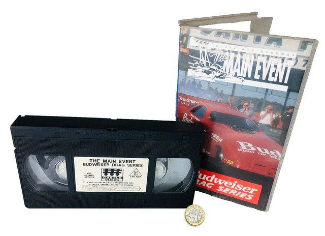 VIDEO TAPE VHS Car Racing Budweiser Drag Series NO MOULD See Details ...