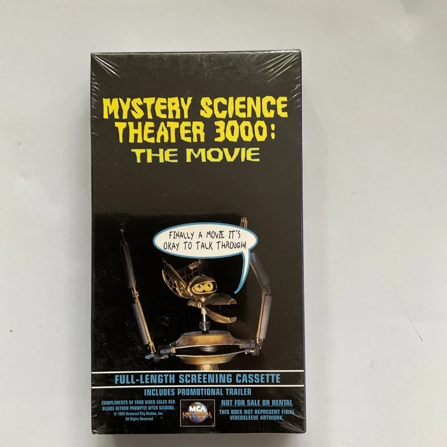 MYSTERY SCIENCE THEATER 3000 The Movie VHS Full-Length Screener NEW ...