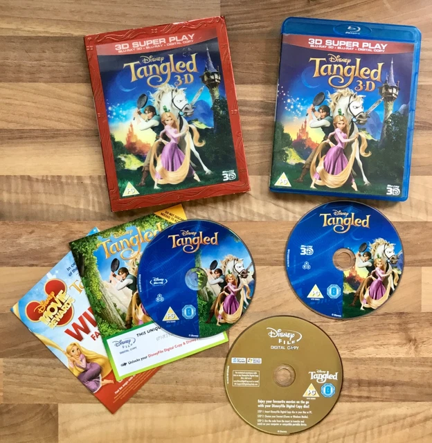 TANGLED - DISNEY 3 Disc 3D / 2D Blu-Ray Special & Digital Edition Inc ...
