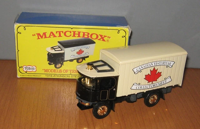 MATCHBOX YESTERYEAR YGB22 Atkinson Steam Wagon Canadian Yesteryear Meet ...
