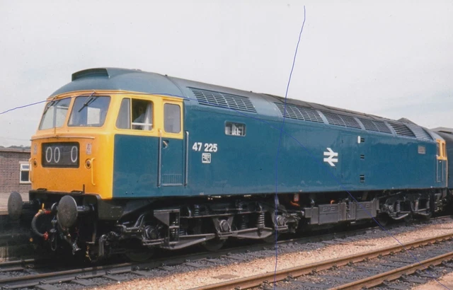 DIESEL TRAIN PHOTO Railway Picture Br Class 47 Photograph British Rail ...