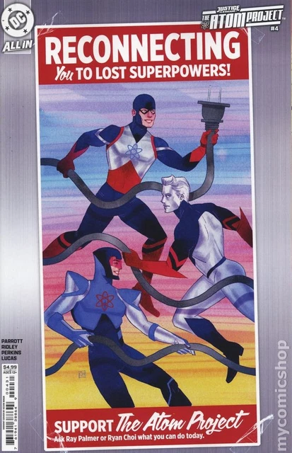JUSTICE LEAGUE THE Atom Project #4C VF 2025 Stock Image £3.01 - PicClick UK