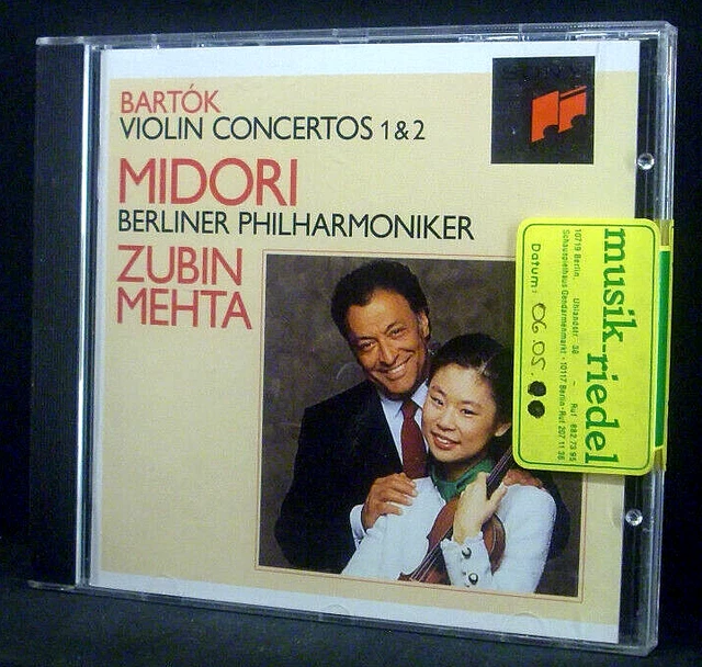 CD BARTOK - violin concertos 1&2, Midori, Mehta, I Zustand neu - ovp I ...