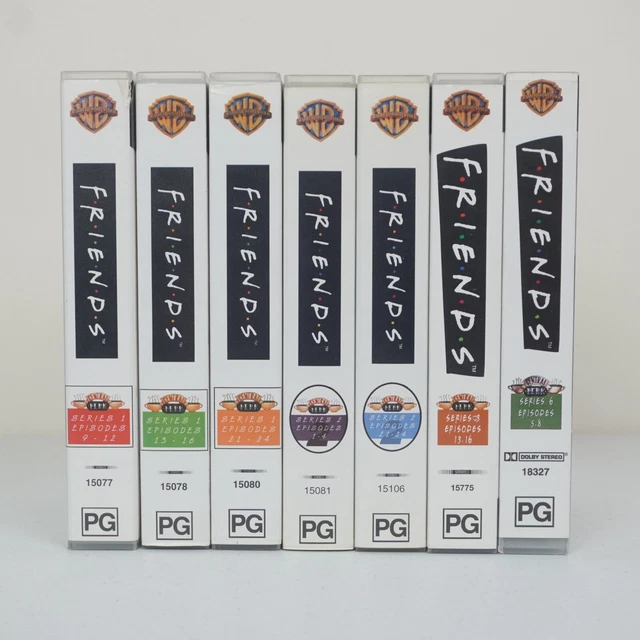FRIENDS VHS VIDEO Tape Bundle Series 1, 2 + 6 Various Episodes EUR 13 ...