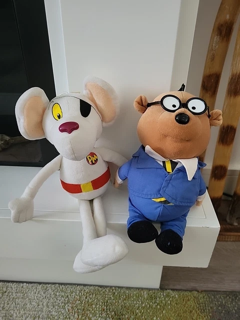 GOLDEN BEARS DANGER Mouse & Penfold Soft Plush Toys 2001 X 2 £19.99 ...