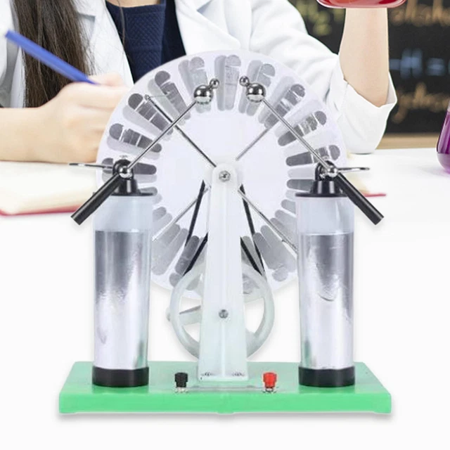 STATIC ELECTRICITY GENERATOR Leyden Jar Generator for Learning Gift ...