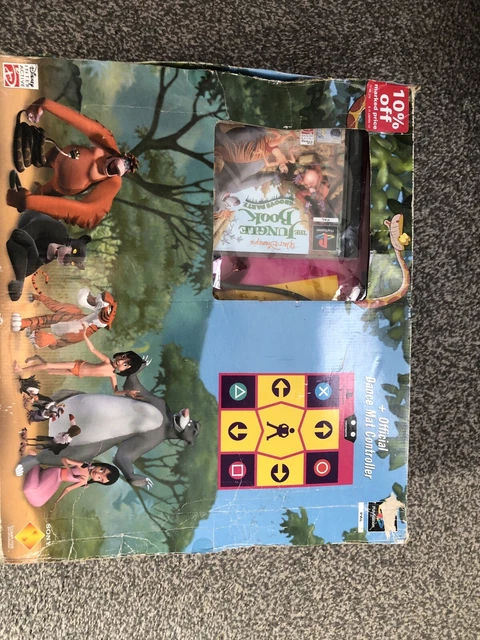 JUNGLE BOOK GROOVE Party Game Dance Mat Controller & Game PS1 ...
