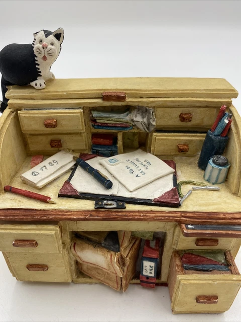 PETER FAGAN COLOURBOX Cats Writing Desk K12 £15.00 - PicClick UK