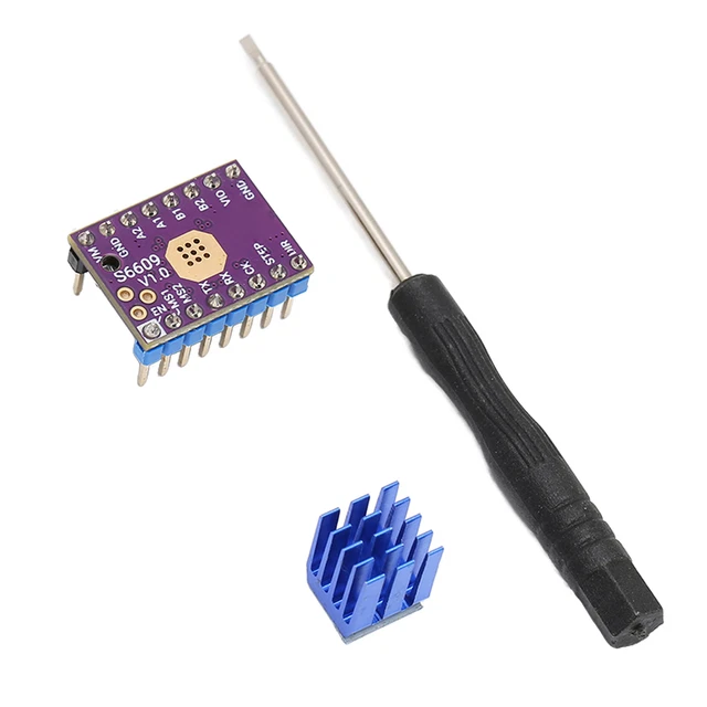STEPPER MOTOR DRIVER Module 256 Microstep Subdivisions Mute S6609 ...
