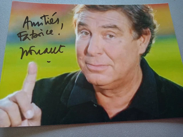 AUTOGRAPHE DÉDICACE DE jean pierre Foucault 12.5/17.5 Cm EUR 4,99 ...