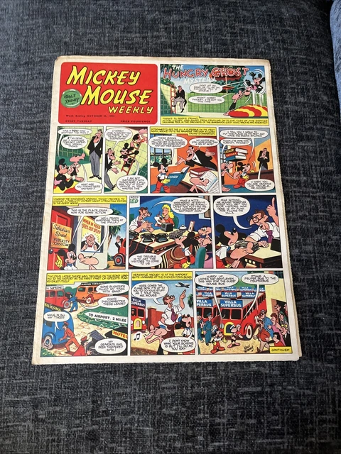 MICKEY MOUSE WEEKLY Comic - 10 October 1953 £14.99 - PicClick UK