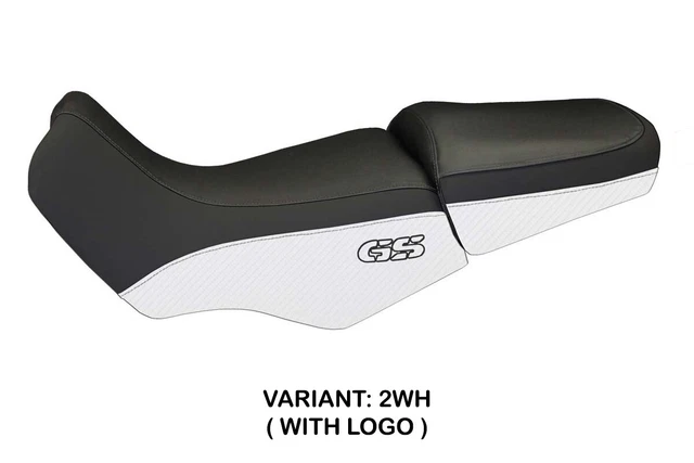 COPERTURA SELLA LIVORNO Carbon Standard bianca logo BMW R1100GS/R1150GS ...