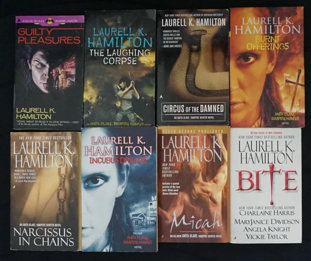 LAURELL K. HAMILTON x8 Urban Fantasy/Romance Books S22 $16.00 - PicClick AU