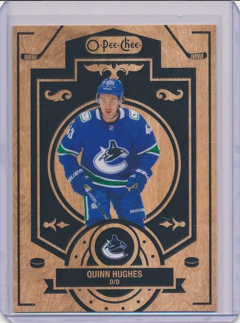 2022-23 O-PEE-CHEE WOODIES Quinn Hughes œuf de Pâques EUR 66,29 ...