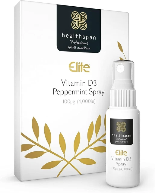 VITAMIN D3 SPRAY 15ml | 4000iu for Bones & Muscles | Peppermint £25.95 ...