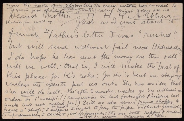 AUSTRALIA POSTCARD 1911 Coronation KGV 1d blue-black Queen rectangle ...