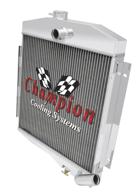 JR CHAMPION 3 Row All Aluminum Radiator for 1965 - 1971 Jeep CJ5 Buick ...