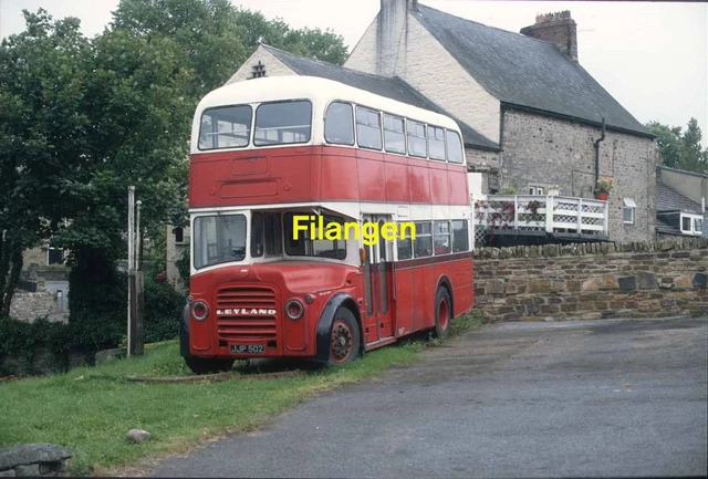 ORIGINAL BUS COLOUR SLIDE Weardale Motor Services Leyland PD3 JJP502 £2 ...