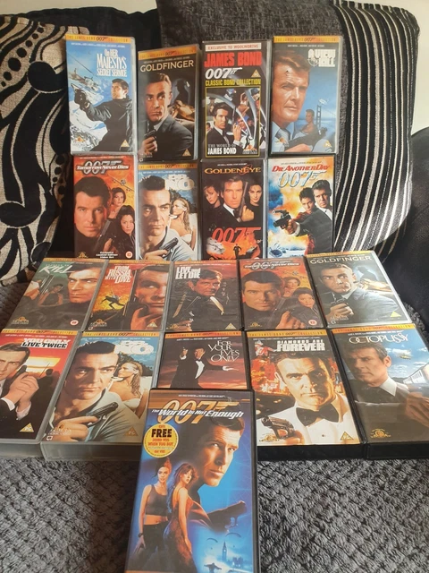 JAMES BOND MOVIE Bundle VHS Collection x19 Variety Of Films Classics £17.99 - PicClick UK
