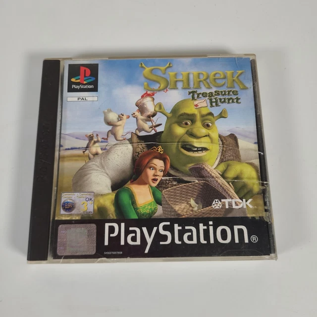 SHREK TREASURE HUNT Playstation PS1 Video Game Manual PAL See ...