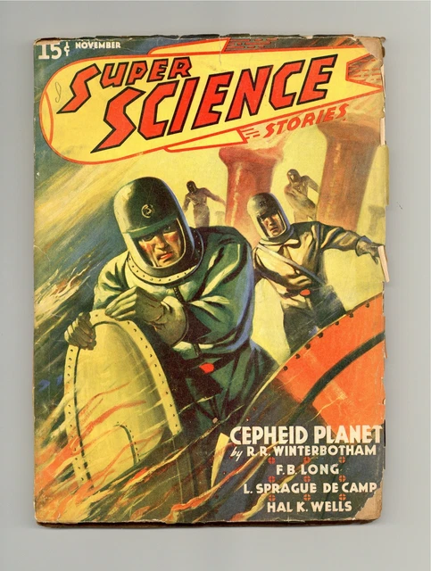 SUPER SCIENCE STORIES Pulp Nov 1940 Vol. 2 #1 GD/VG 3.0 £24.35 ...