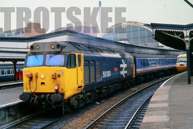 35MM SLIDE BR British Railways Diesel Loco Class 50 50009 Waterloo 1988 ...
