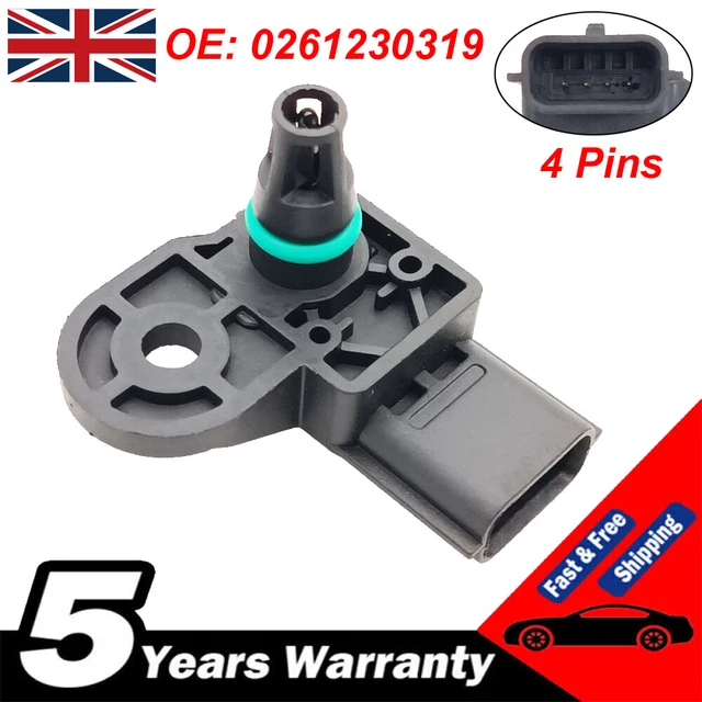MAP SENSOR FOR Mazda 2.2 Diesel SHY Engines for Mazda 3 6 CX-5 Manifold ...