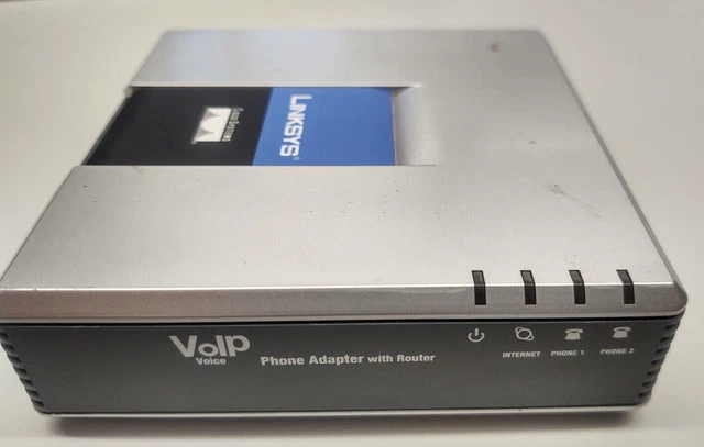 LINKSYS CISCO SPA2102 VoIP G.729 G.711 Telefonadapter mit 2 Analog FXS ...